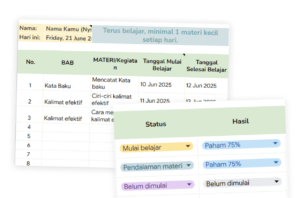 Habit Tracker Persiapan UTBK SNBT 2025 - TXTAMBIS